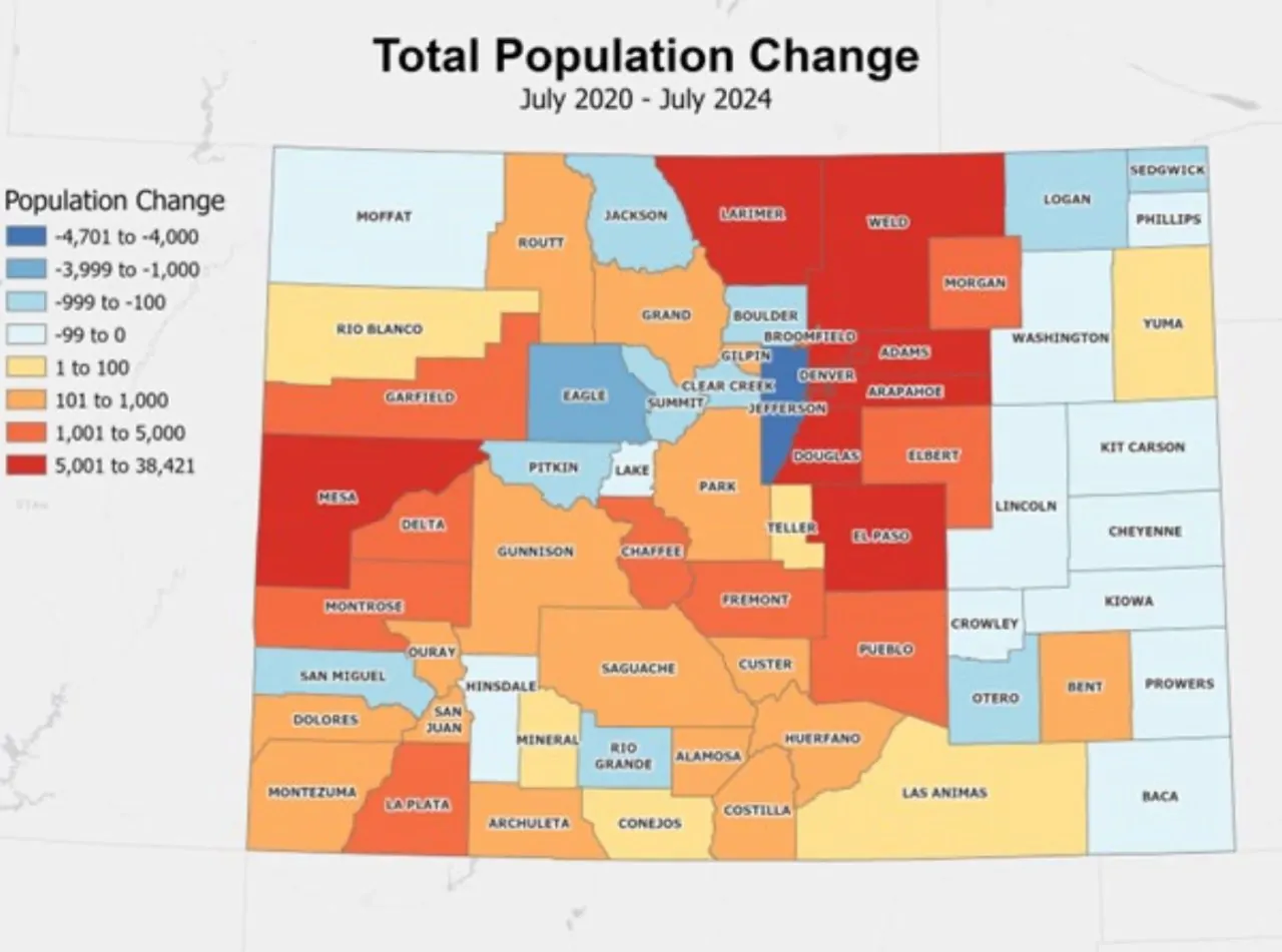 Colorado tops 6 million - Big Pivots