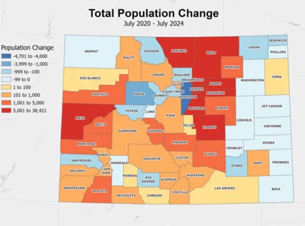 Colorado tops 6 million - Big Pivots